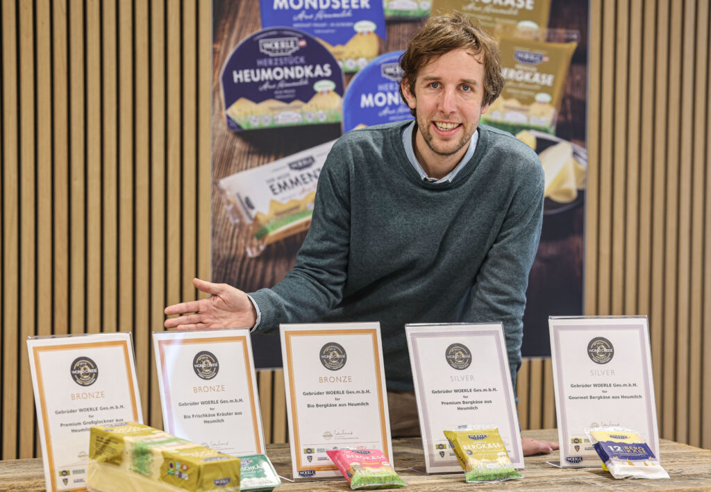 Internationaler Erfolg für WOERLE: 5 Medaillen bei World Cheese Awards ...