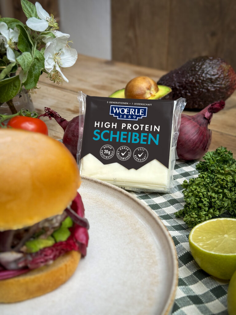 Neu im Regal: High Protein-Schmelzkäse von WOERLE - Picker PR